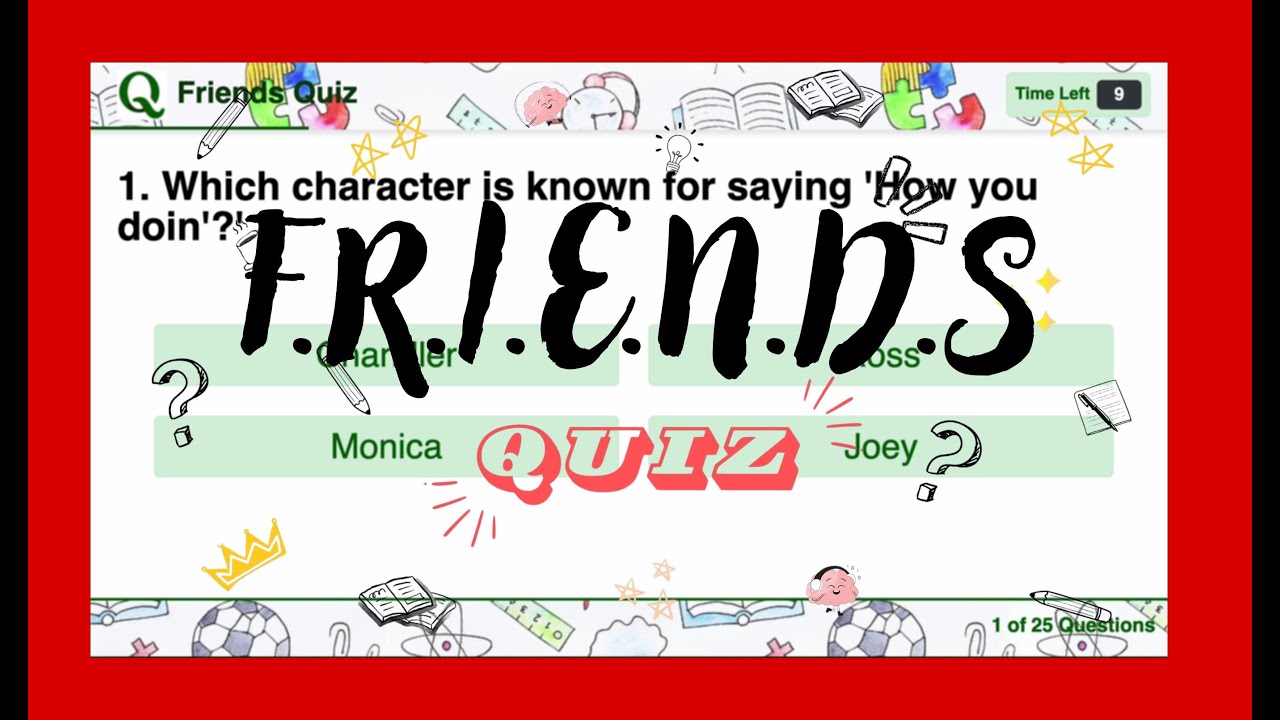 Ultimate Friends Quiz: How Well Do You Know the Show? - YouTube