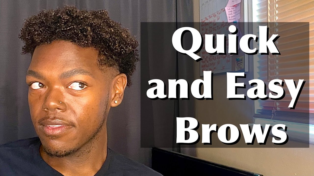 simple natural eyebrow tutorial for beginners - YouTube