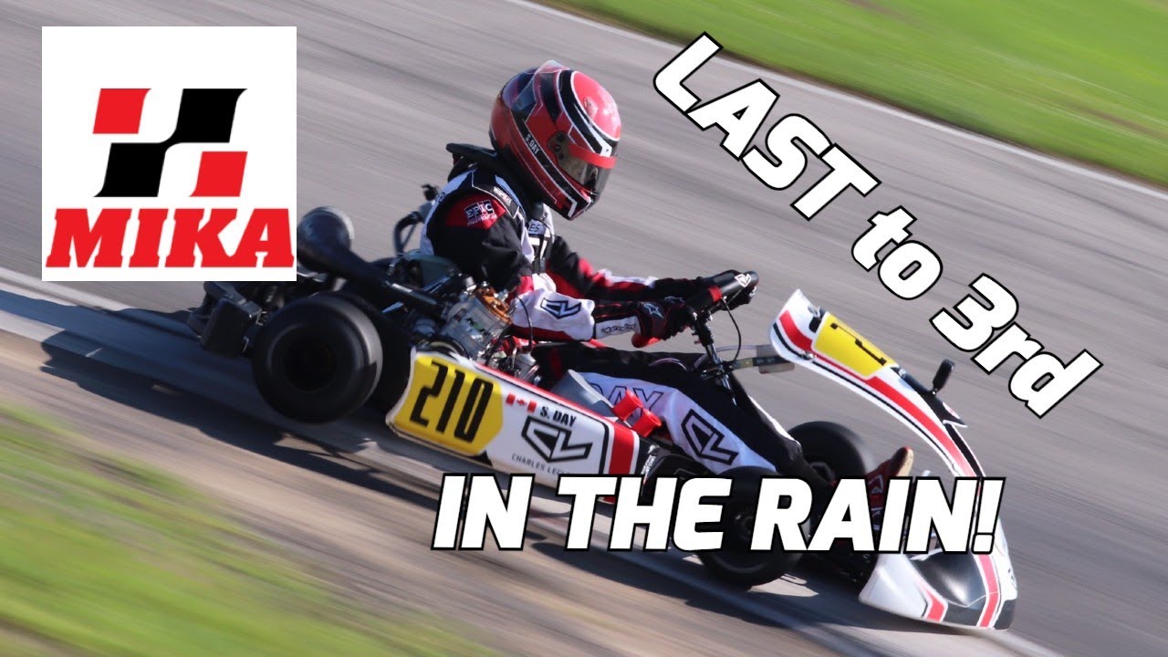 LAST to 3RD in the rain. ROK JR | MIKA Race 14 - YouTube