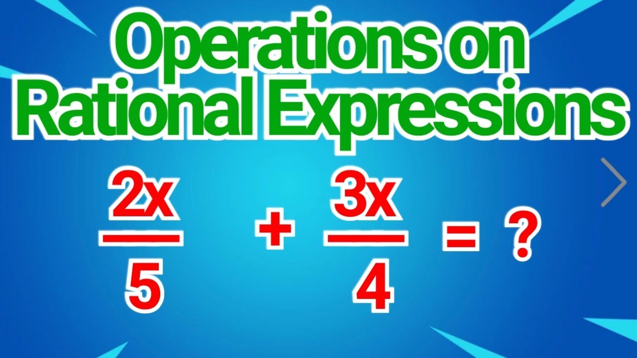 HOW TO SOLVE RATIONAL EXPRESSIONS YouTube how-to-solve-rational-expressions-youtube