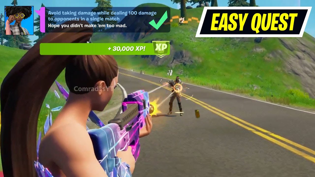 Stage 1 of 2 - Avoid taking damage while dealing 100 damage to ...