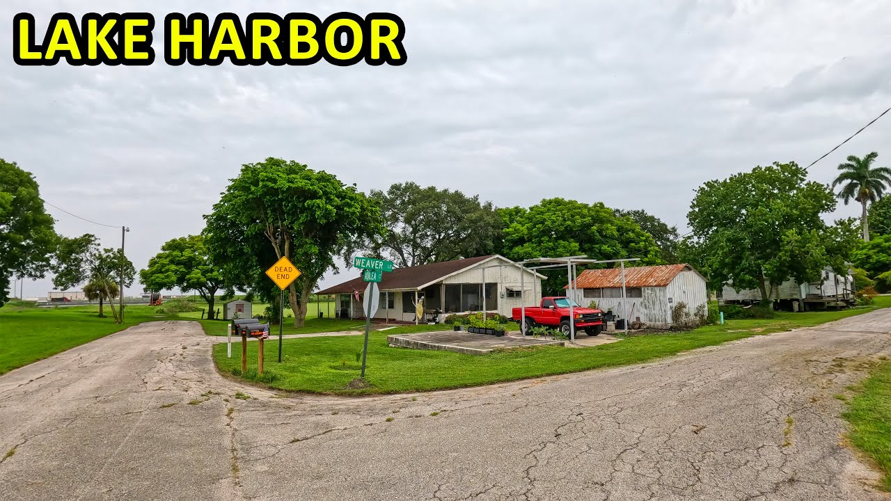 Lake Harbor Florida Driving Through - YouTube