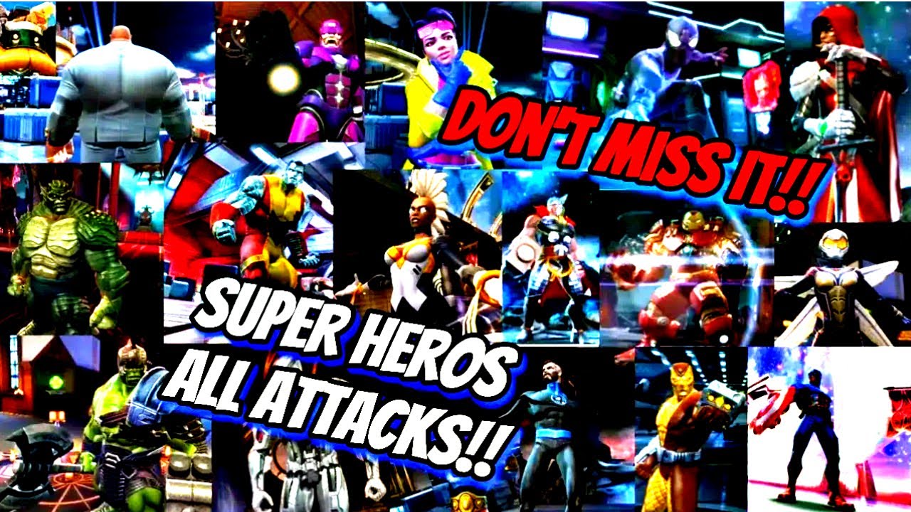 Marvel Hero's super Attacks! Part-1 - YouTube