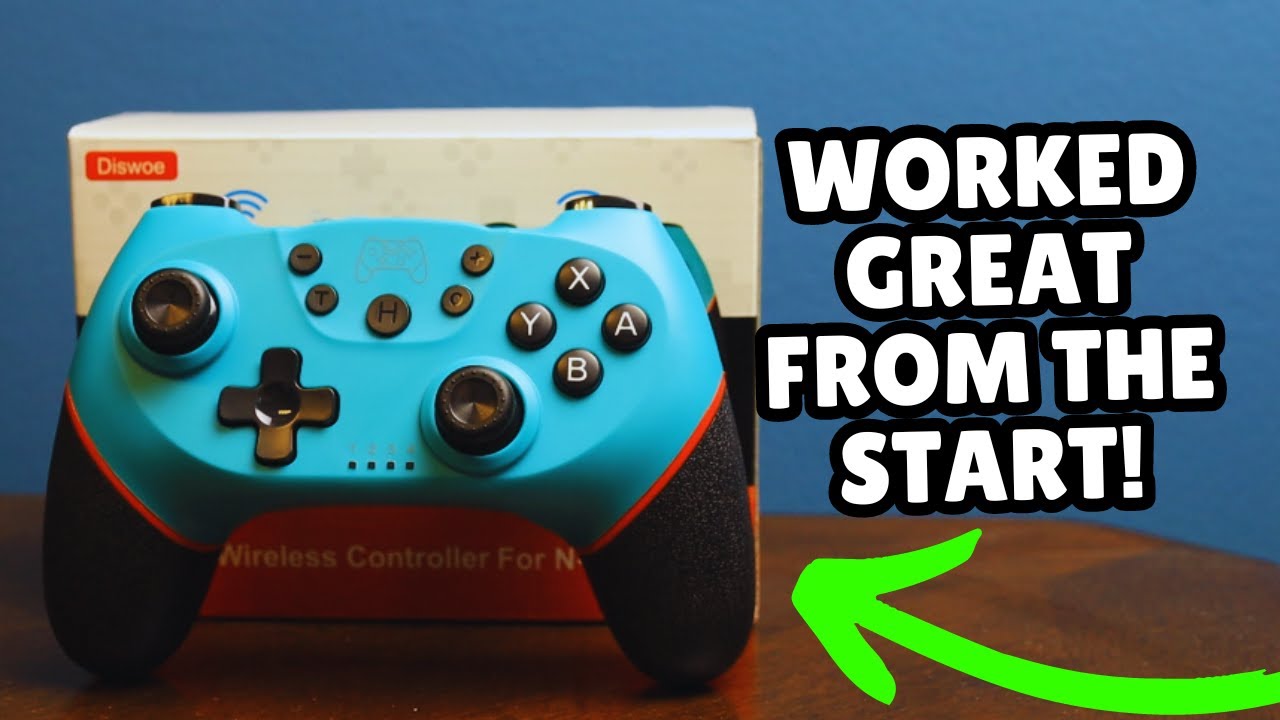 Diswoe Wireless Pro Controller for Switch....Good? - YouTube