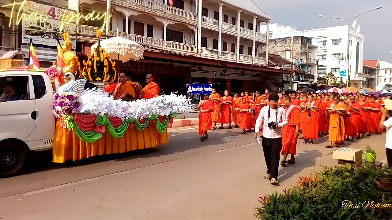 Thai Rituals and Festivals Connected with Buddhism. Ceremonial Calendar ...
