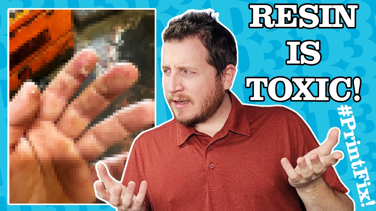3D PRINTING RESIN IS TOXIC!! - PrintFixFriday 149 - YouTube