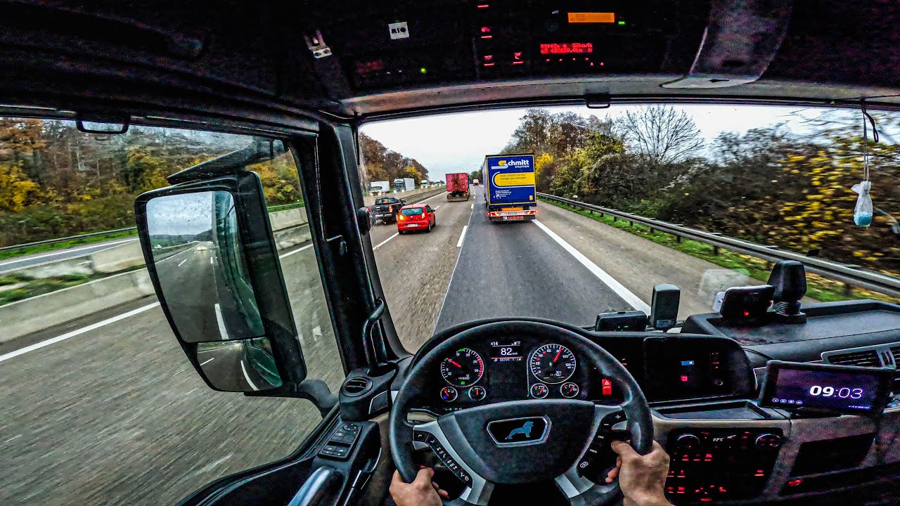 POV Truck Driver in Germany || Highway in germany #trucks #truck # ...