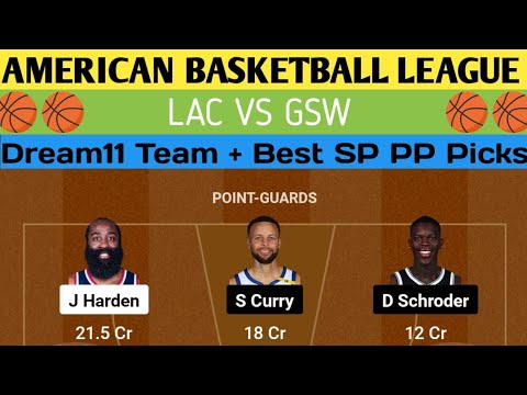 LAC vs GSW Dream11, LAC vs GSW Dream11 Team, LAC vs GSW, LAC vs GSW ...