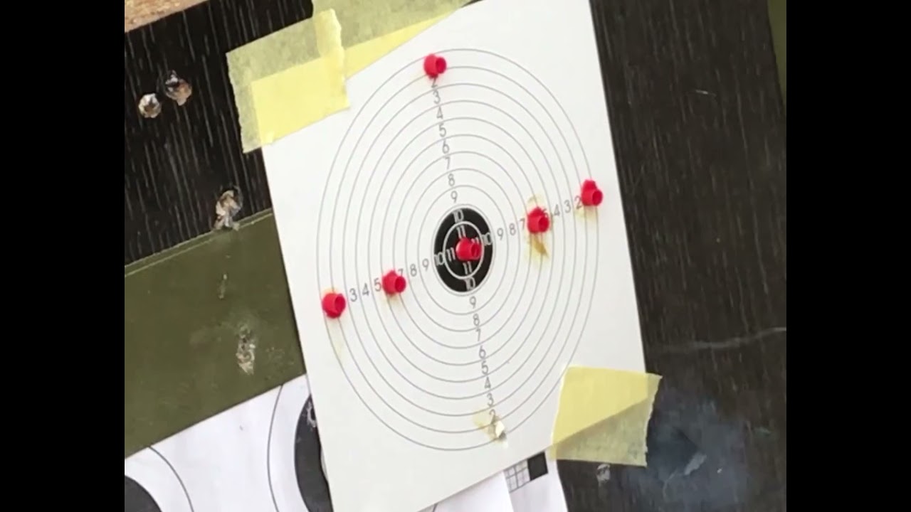 Airgun exploding target simply - YouTube