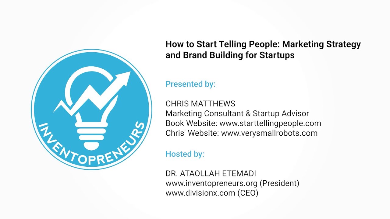 How to Start Telling People: Marketing Strategy and Brand Building for ...