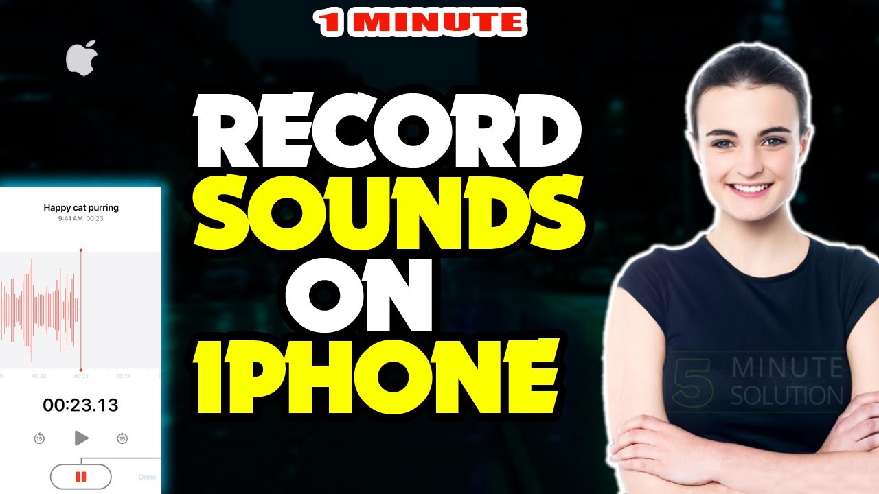How to Record sounds on iphone 2023 | Audio Record | Vioce Record - YouTube