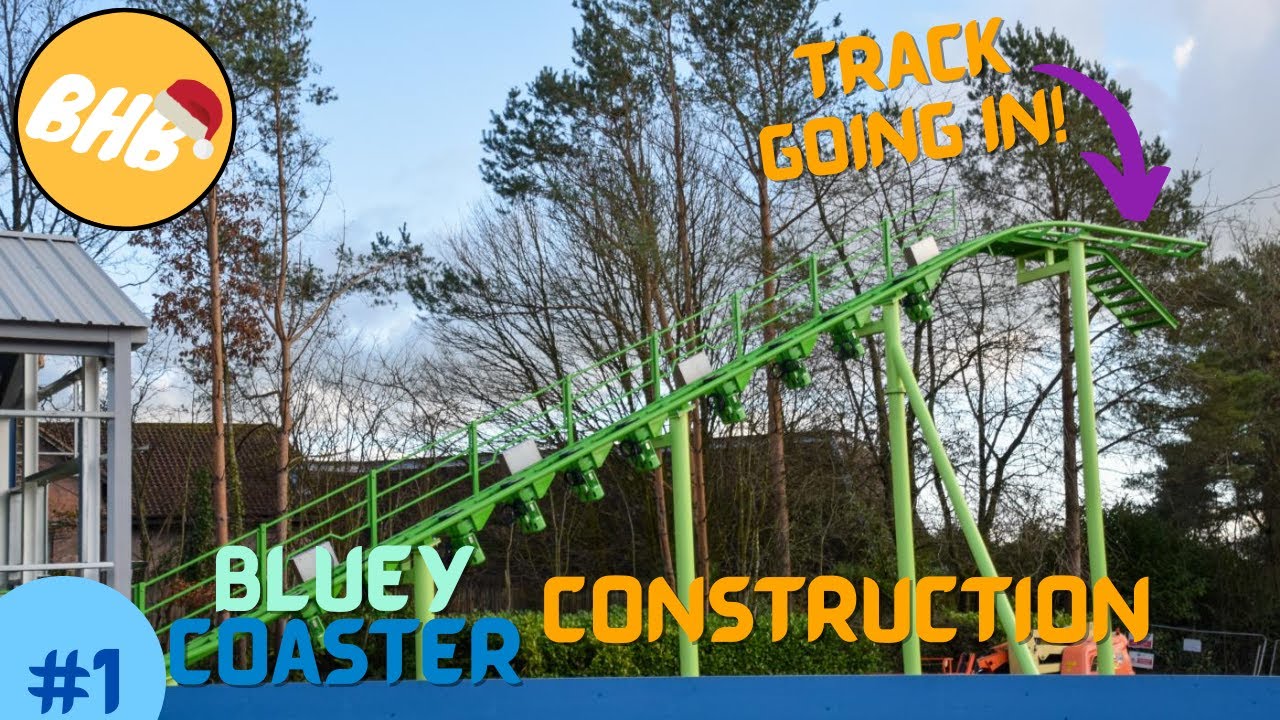 BLUEY coaster construction at Alton Towers | Episode 1!! - YouTube