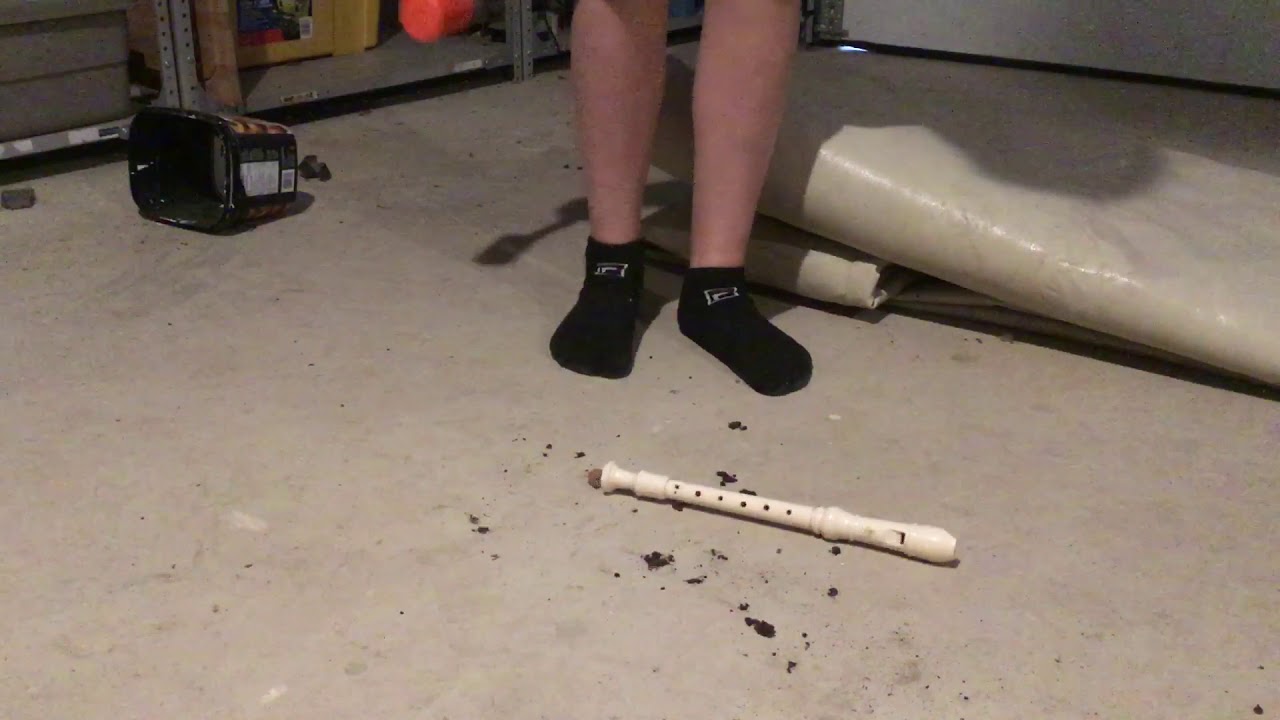 Trying To Break My Recorder (Fail) - YouTube