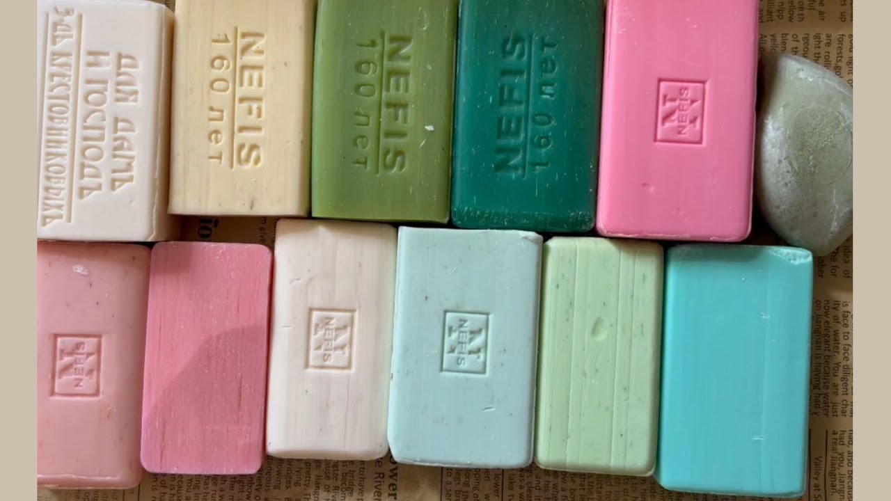 ASMR cutting dry soap/oddly carving soap/satisfying relaxing crunchy ...