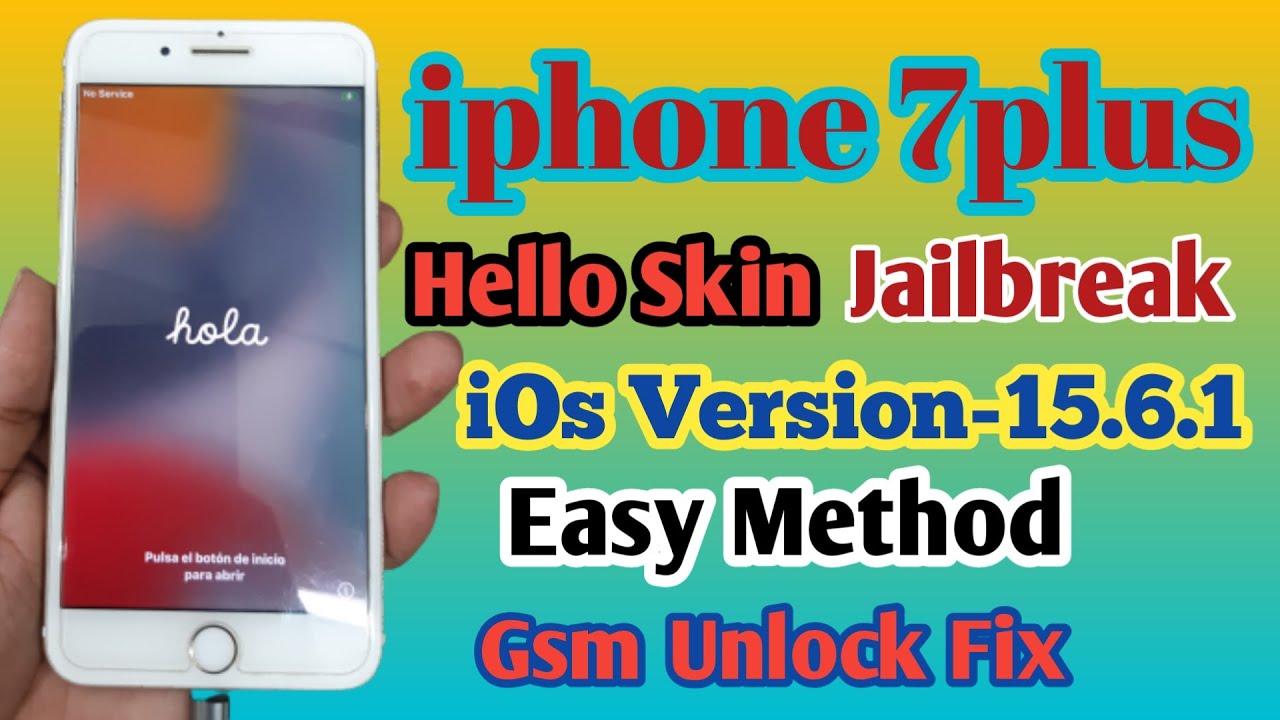 iphone 7plus Jailbreak II Hello Screen II iremoval Pro II iOS 15.6 ...