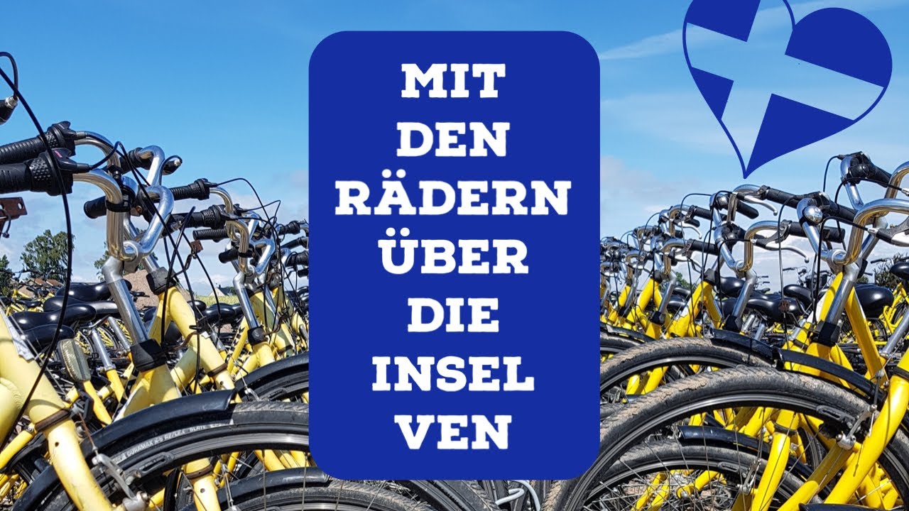 Mit den Rädern über die Insel Ven. Unser letzter Tag in Schweden ...
