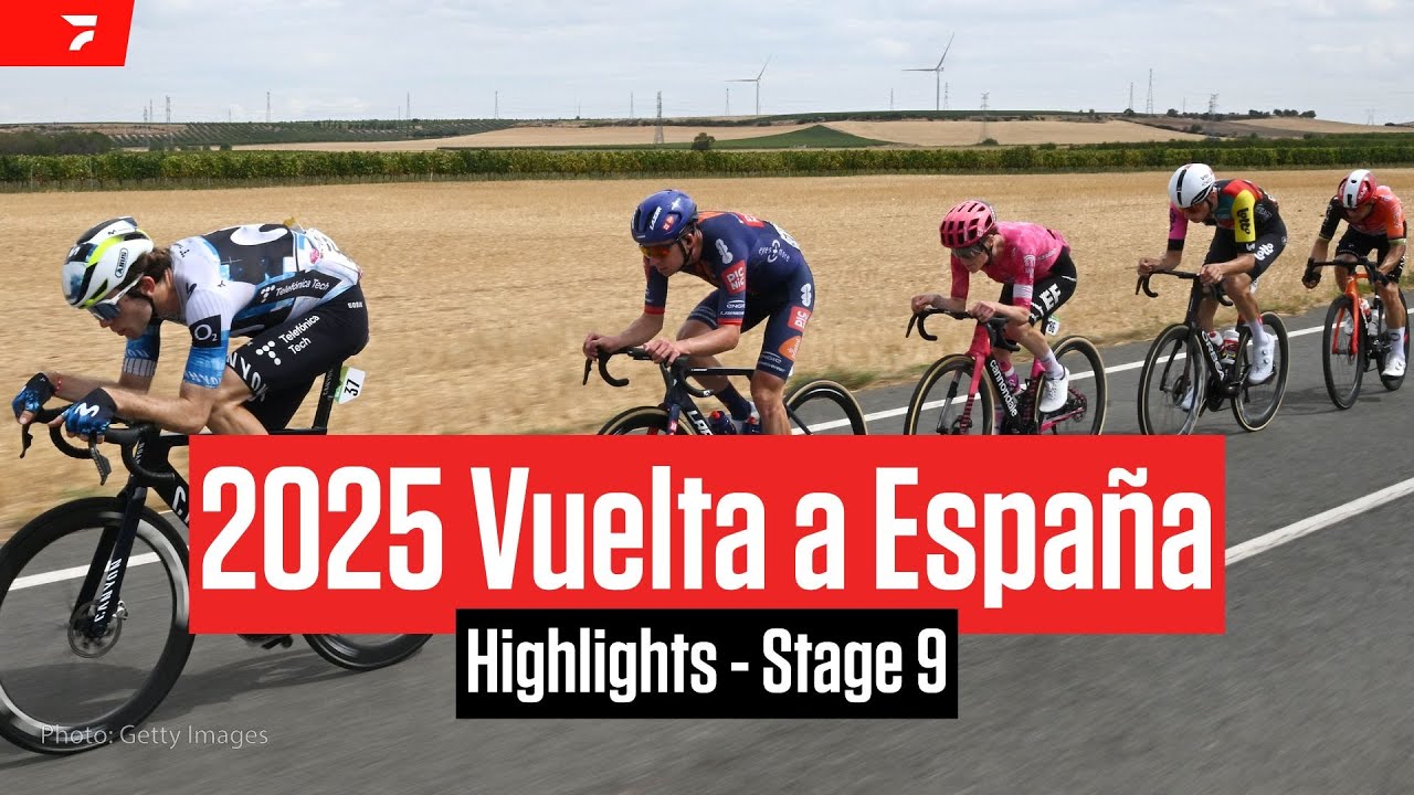 Vuelta a España 2025 Stage 9 Highlights - YouTube