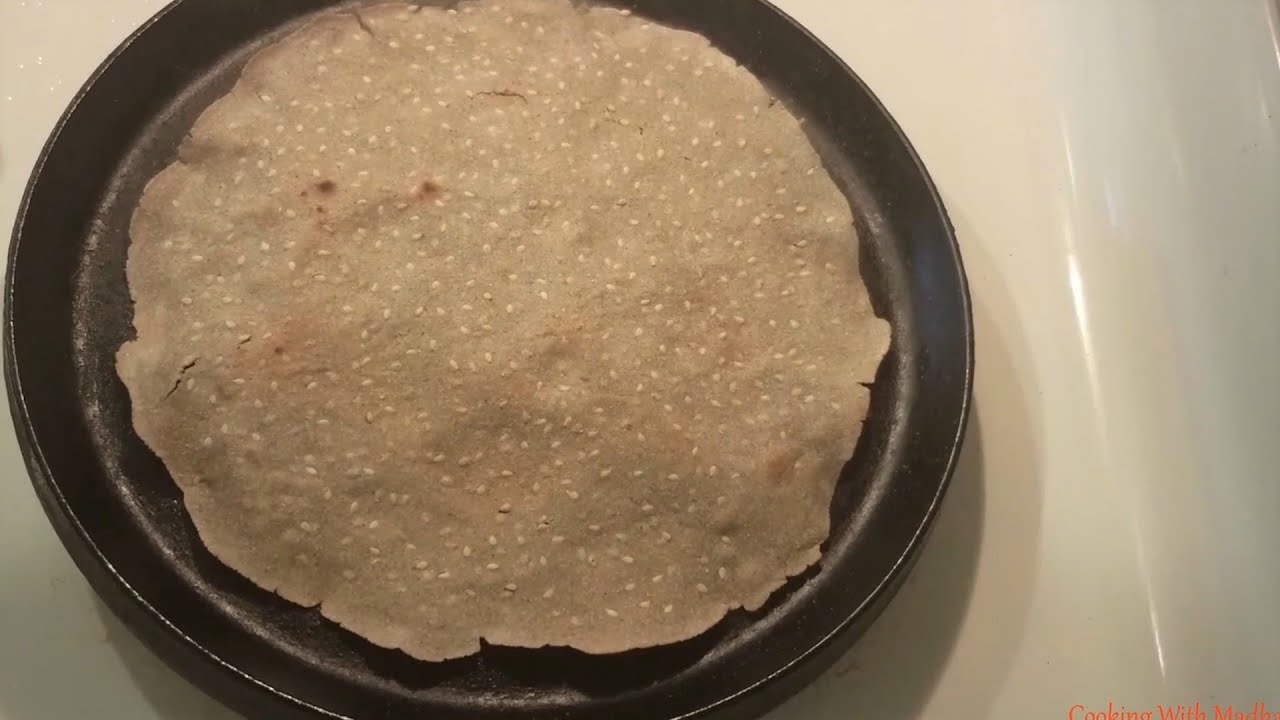 Crispy Bajra Sesame Roti | Sajja Rotte | Nuvvula Rotte | Bajra Flour ...