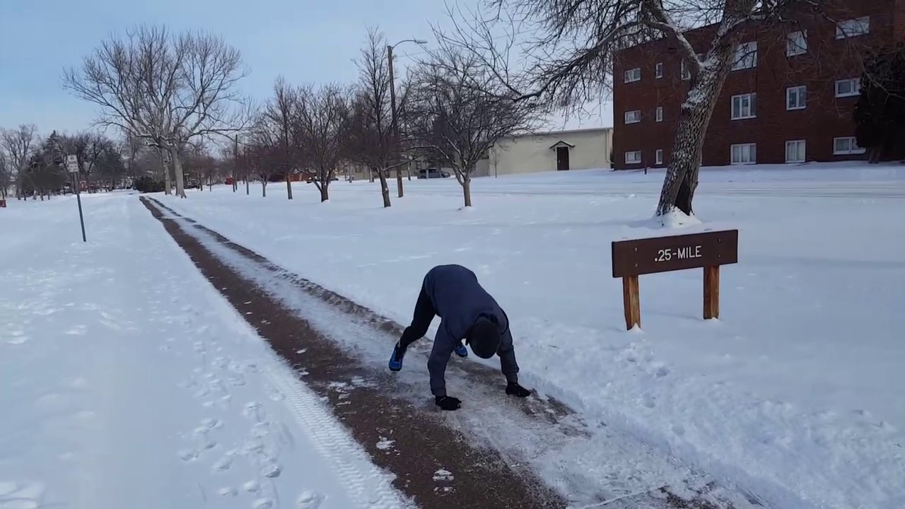Yancy Camp Winter OCR Games 400 Burp - YouTube