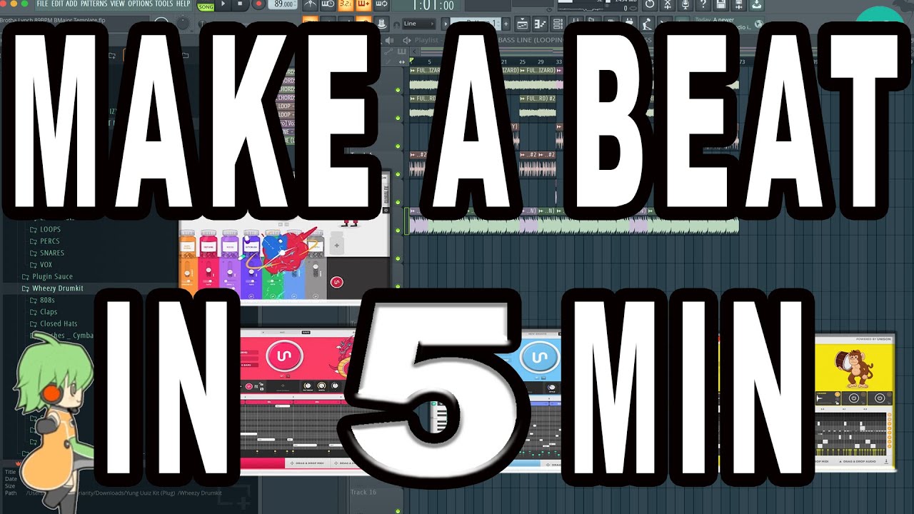 Make a Beat in 5 Min using Unison Audio Ai Plugins Hip-Hop Bass Dragon ...