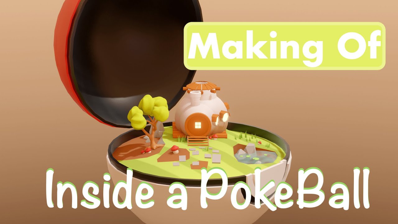 What's Inside a Pokemon Ball? | Blender 3D Modelling Timelapse! - YouTube