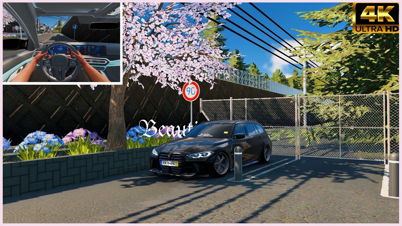 Car parking multiplayer 2- BMW m3 touring (4k realistic gameplay) - YouTube