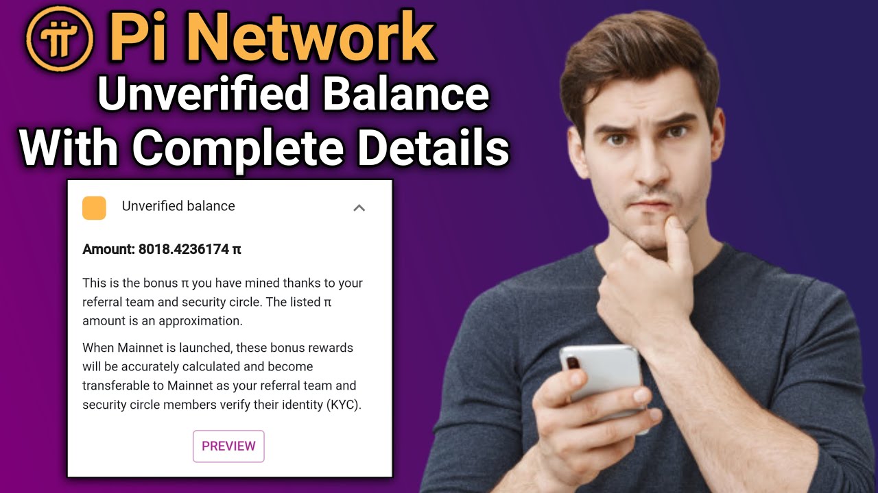 Pi Network unverified Balance Details | pi network mainnet ...