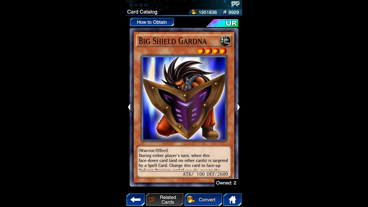 Yugioh Duel Links - Lets do Counter Attack with : Big Shield Gardna ...