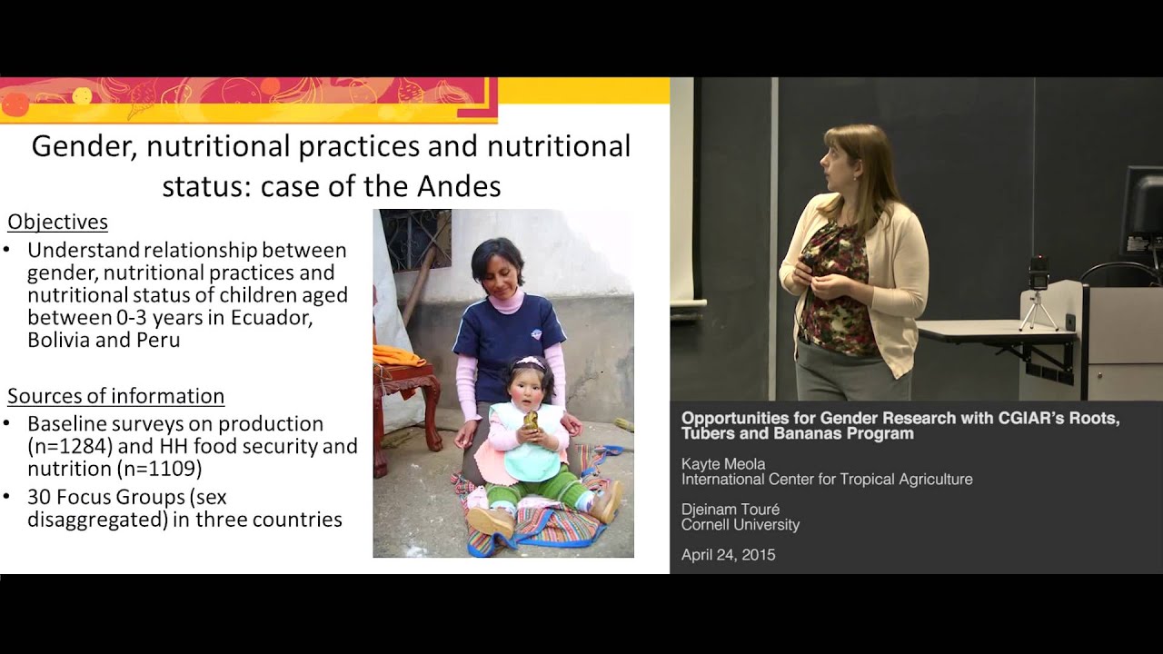 Kayte Meola & Djeinam Touré - Gender Research with CGIAR’s Roots ...