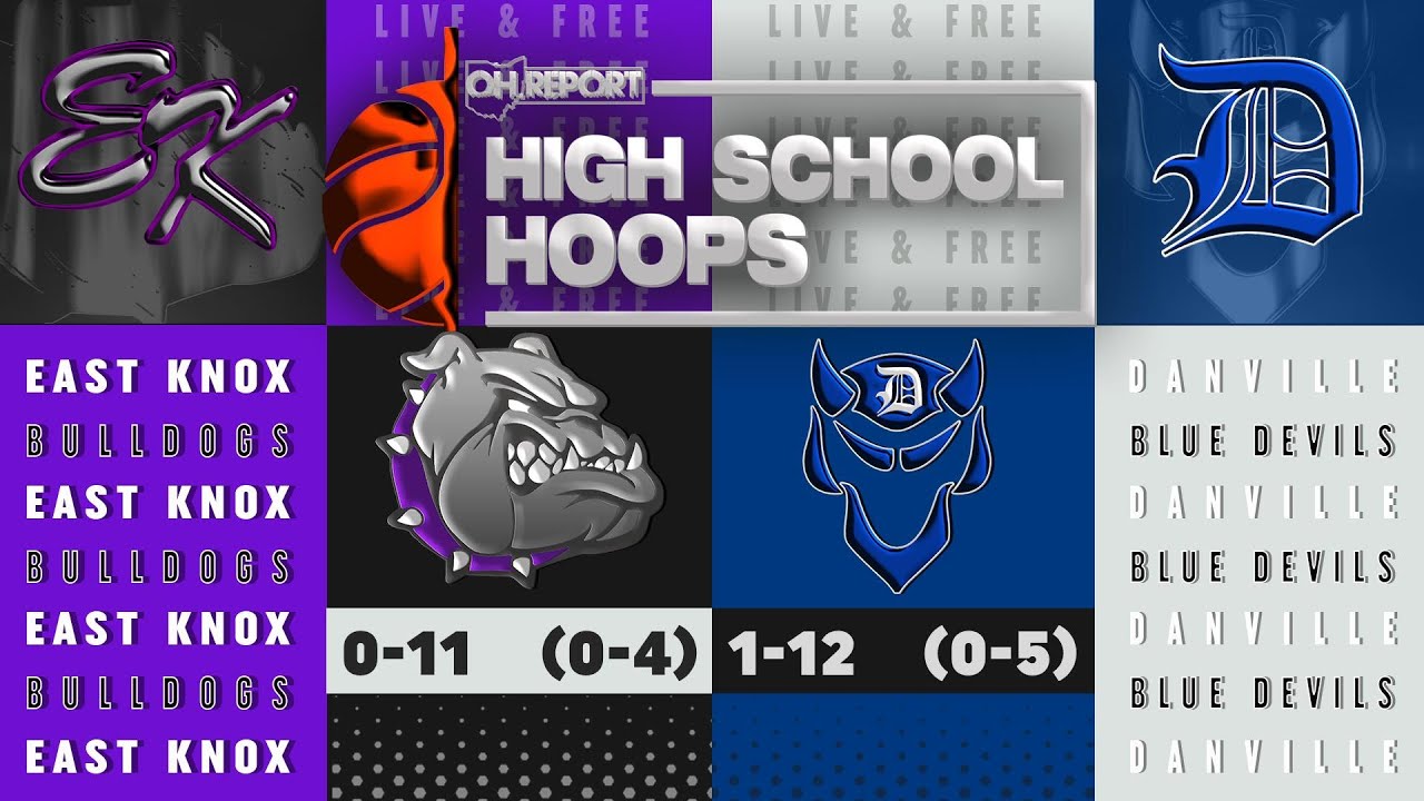 East Knox @ Danville - Ohio High School Boys Basketball - YouTube
