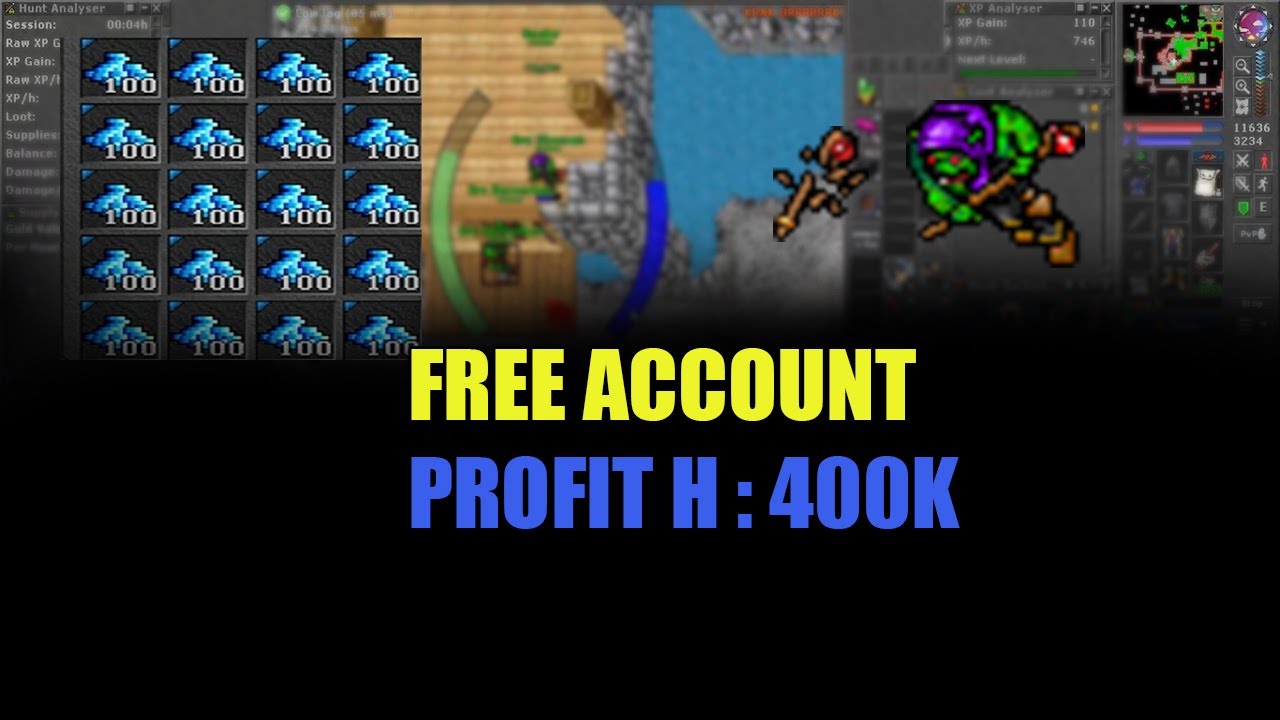 COMO SACAR TU PREMI O TUS TIBIA COINS FREE ACCOUNT FACIL 400K LA H ...