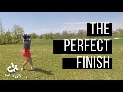 [CathyKimGolf] How to get the perfect golf finish - YouTube