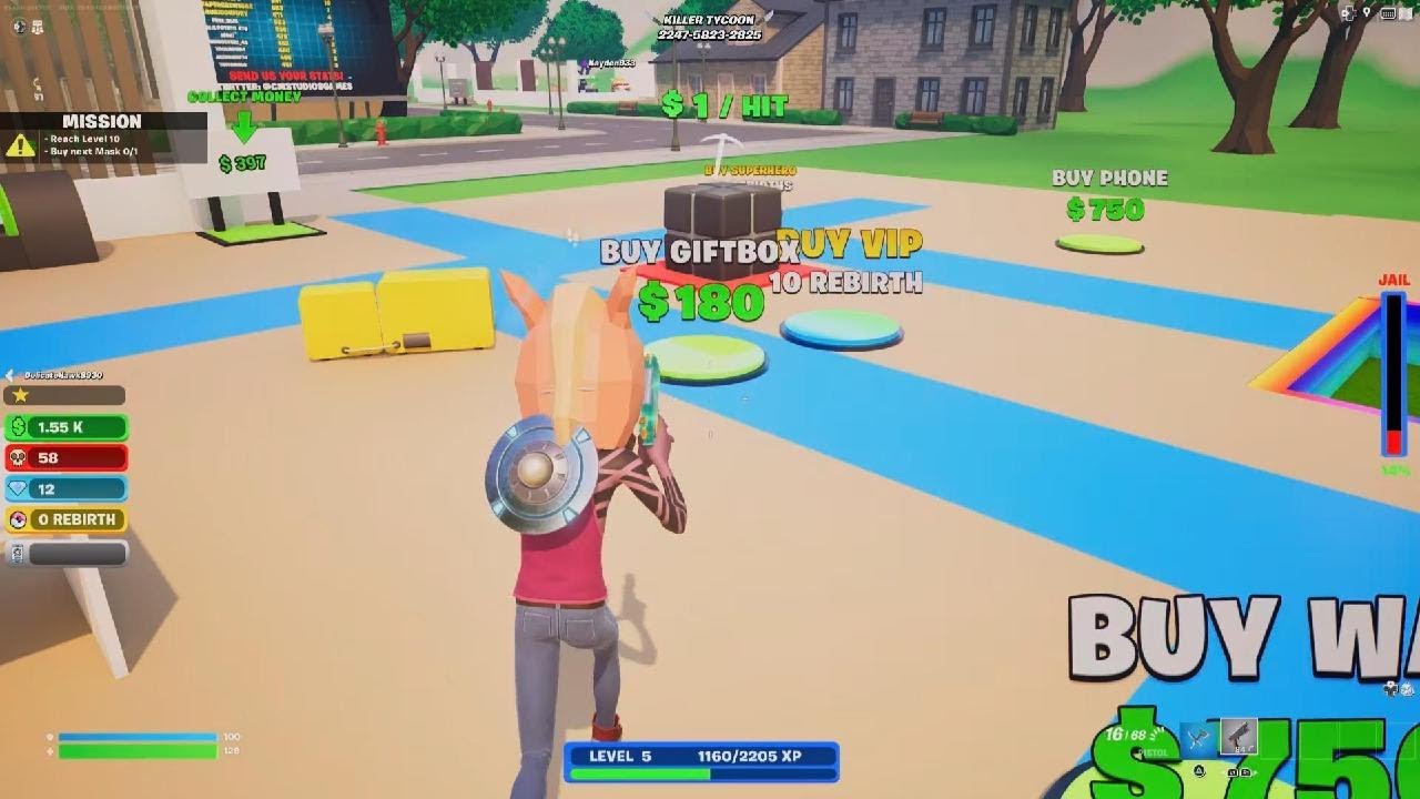 Killer tycoon part1 fortnite - YouTube