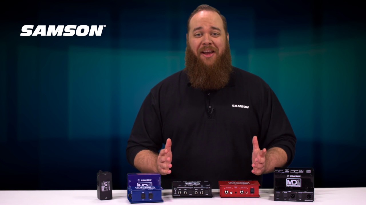 Samson S-MAX Series Direct Boxes - YouTube
