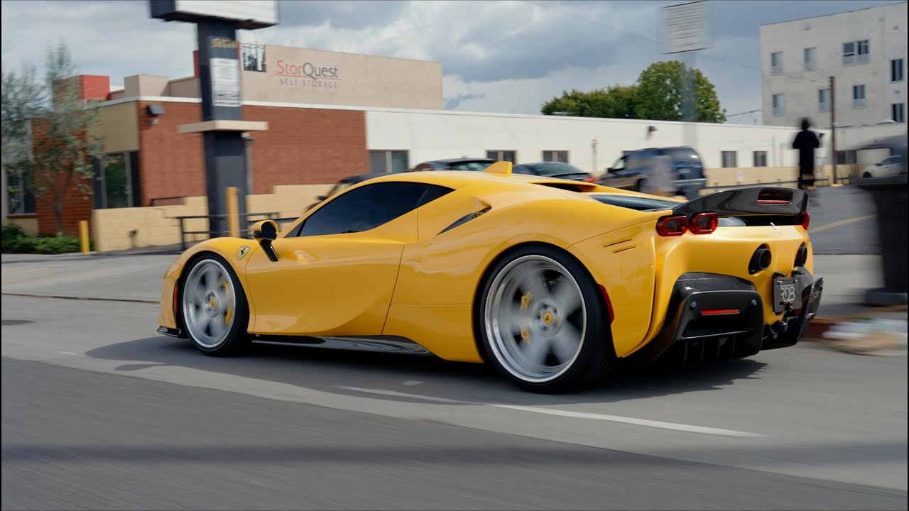 FERRARI SF90 IN YELLOW IS FASTER? & MANSORY BUILD UPDATES.. - YouTube