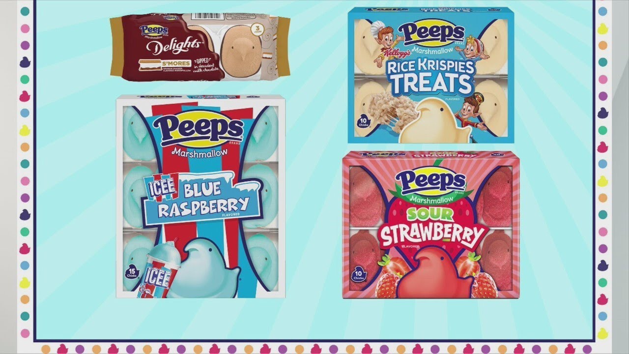 Four new PEEPS flavors announced for Easter season - YouTube