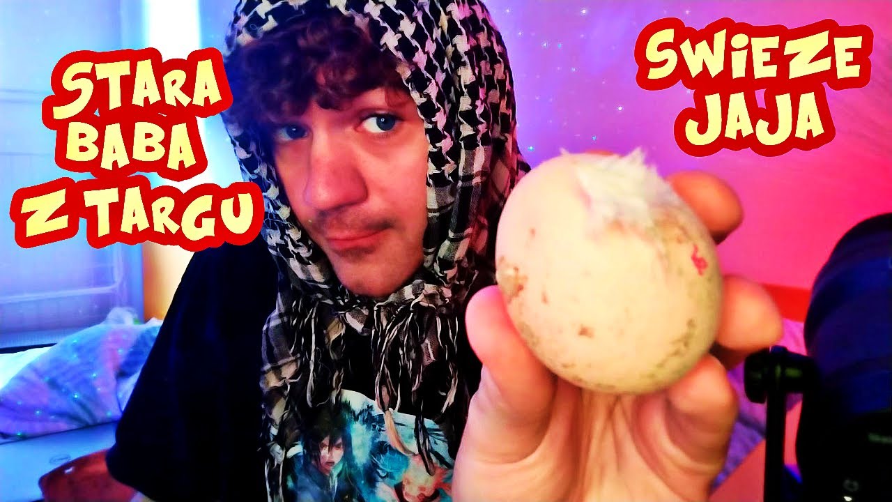 ASMR po polsku STARA BABA Z TARGU roleplay - YouTube