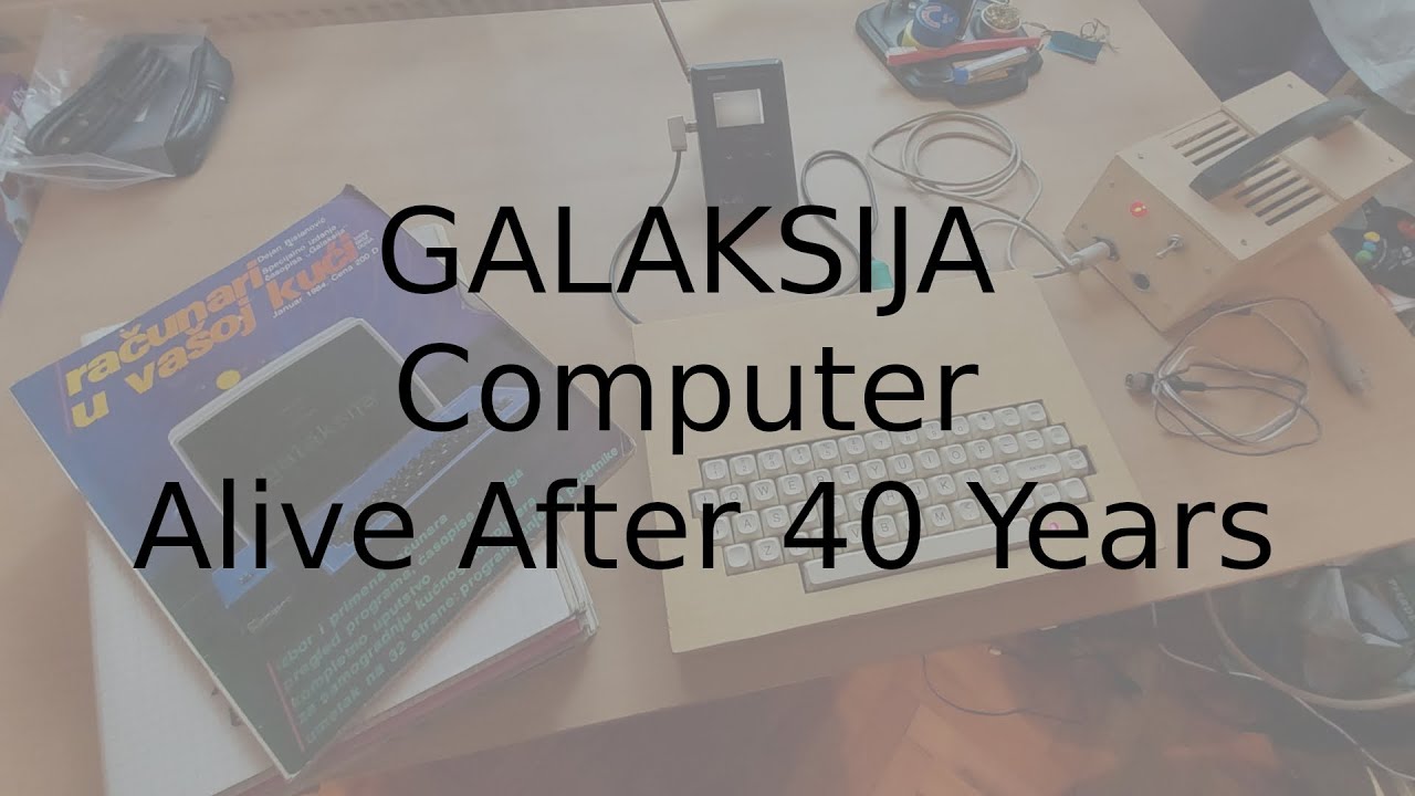 Galaksija Computer (1984) Alive After 40 Years - YouTube