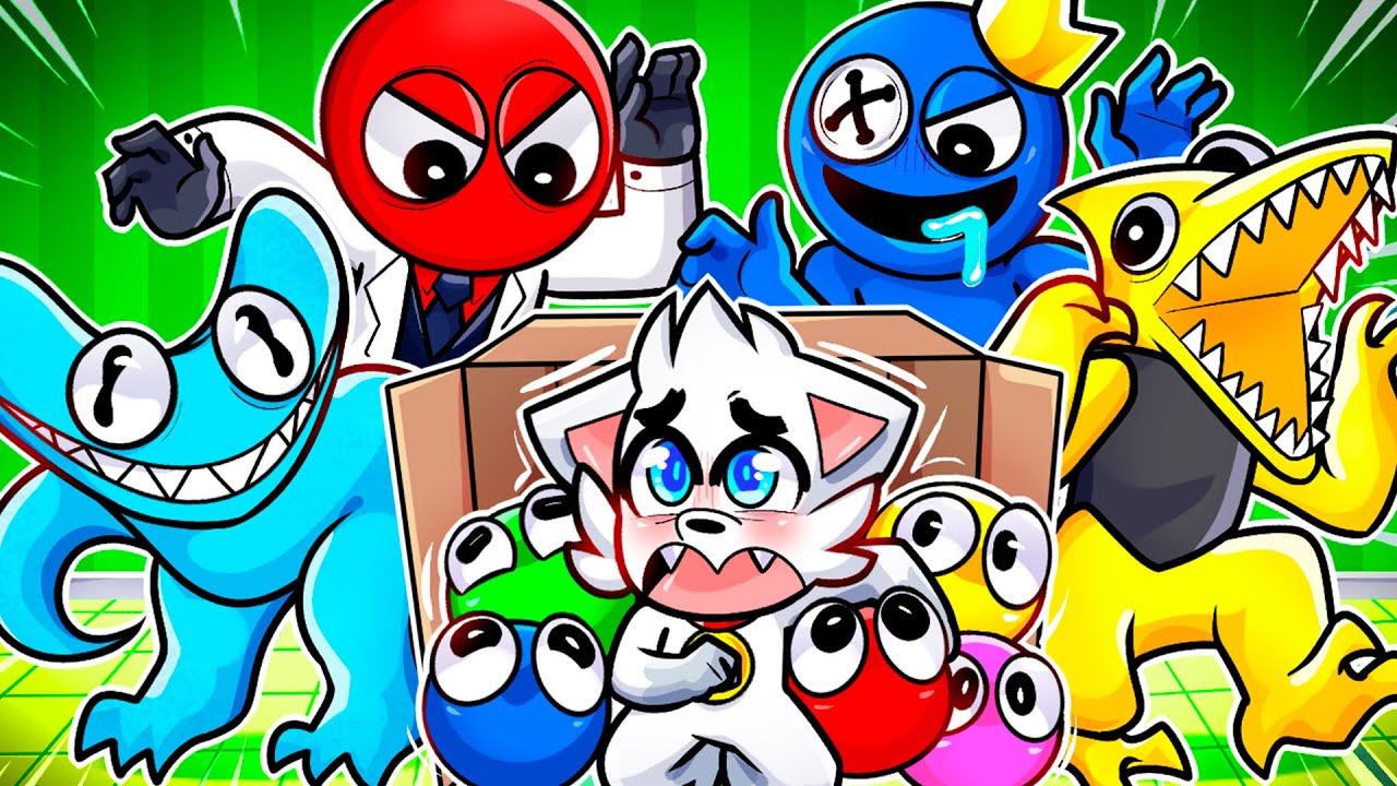 ¡Nos ESCONDEMOS de los NUEVOS RAINBOW FRIENDS! 🌈😱 Capitulo 2 - Alexy ...