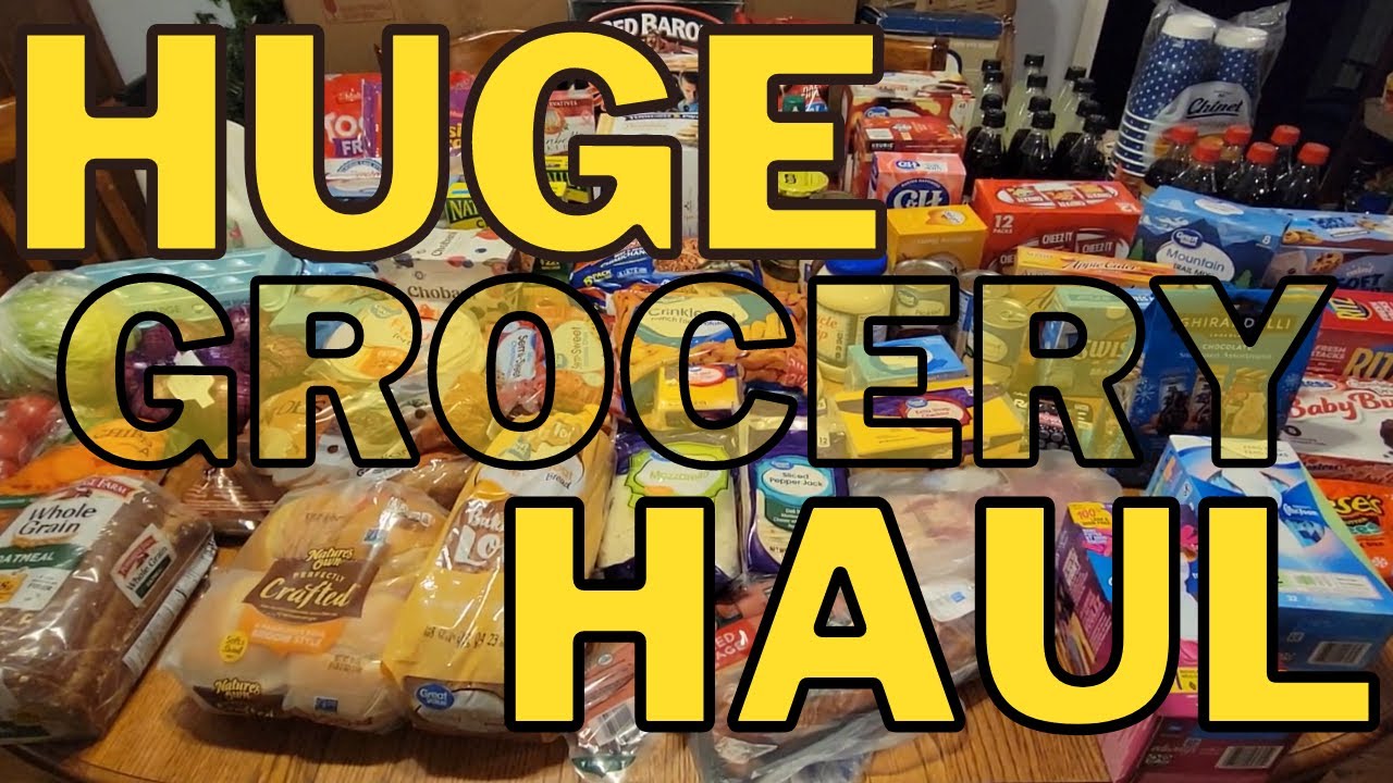 HUGE Grocery Haul! Replenishing our pantry! Prepping for homecooked ...