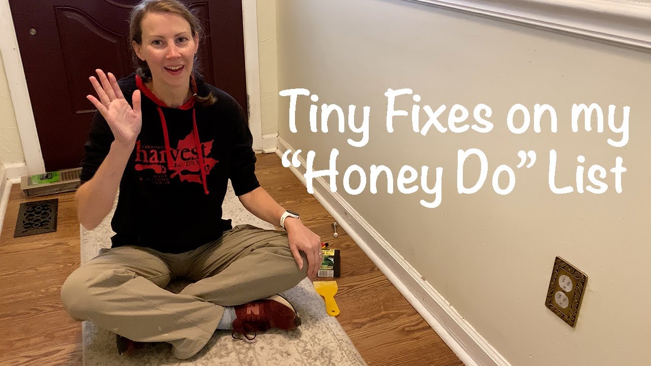 Tiny fixes around the house. Knocking out that "Honey Do" list. - YouTube