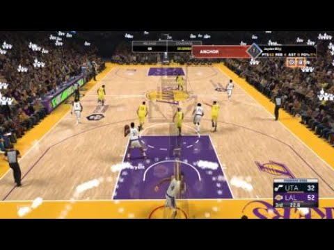 NBA 2K23 cool of the backboard block - YouTube