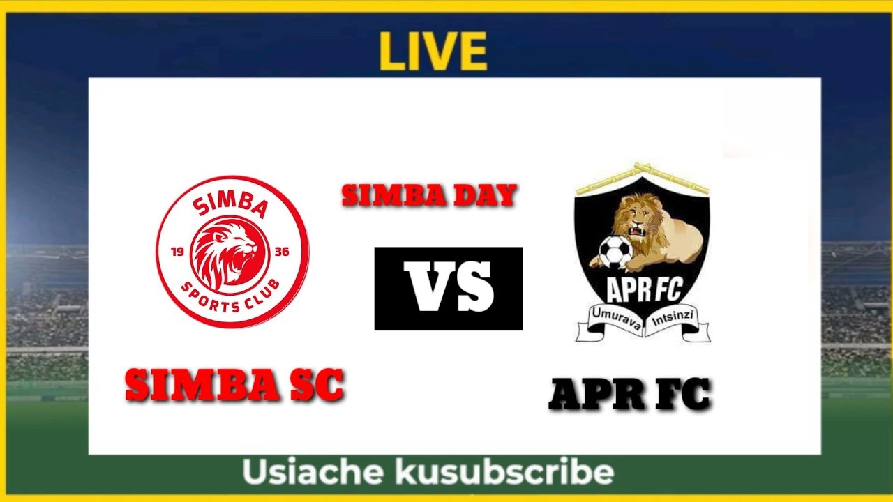 #🔴LIVE NOW:SIMBA Sc Vs APR FC FRIEND MATCH SIMBA DAY 2024/25 - YouTube