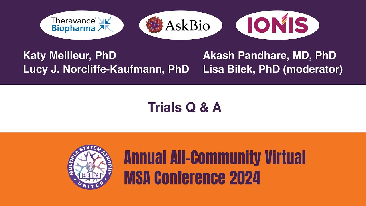 Clinical Trials Q & A (5th Annual MSA Conference 2024) - English - YouTube
