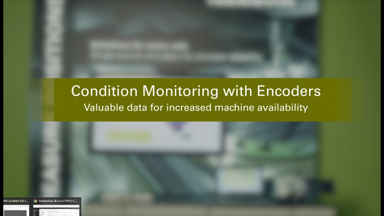 Using encoders for condition monitoring: valuable data for greater ...