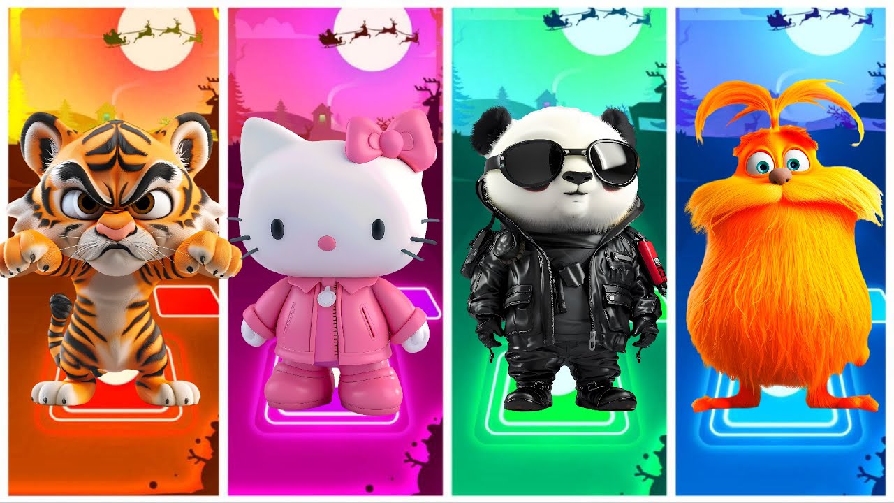 Kitten vs Hello Kitty vs Panda vs Big chick - YouTube