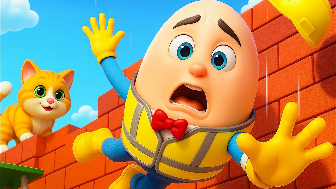Humpty Dumpty 🥚 | Fun Animated Nursery Rhyme & Kids Song | Sing, Dance ...