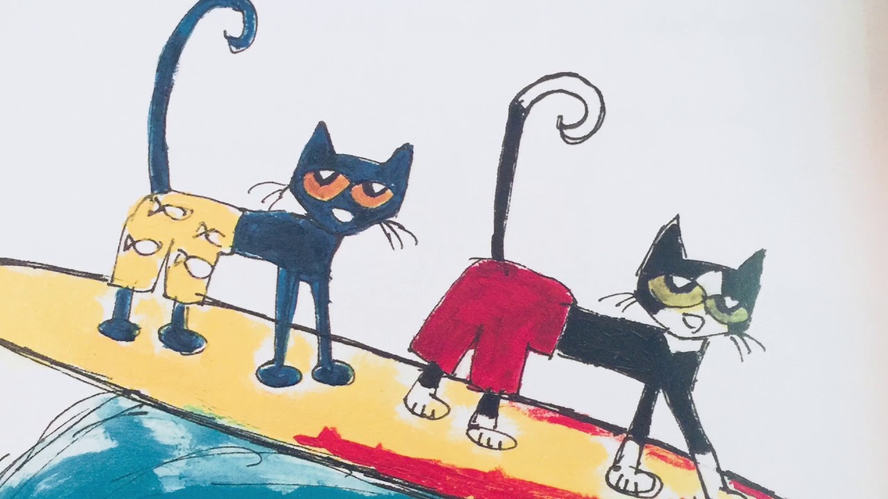 Pete The Cat At The Beach - Book Trailer - YouTube