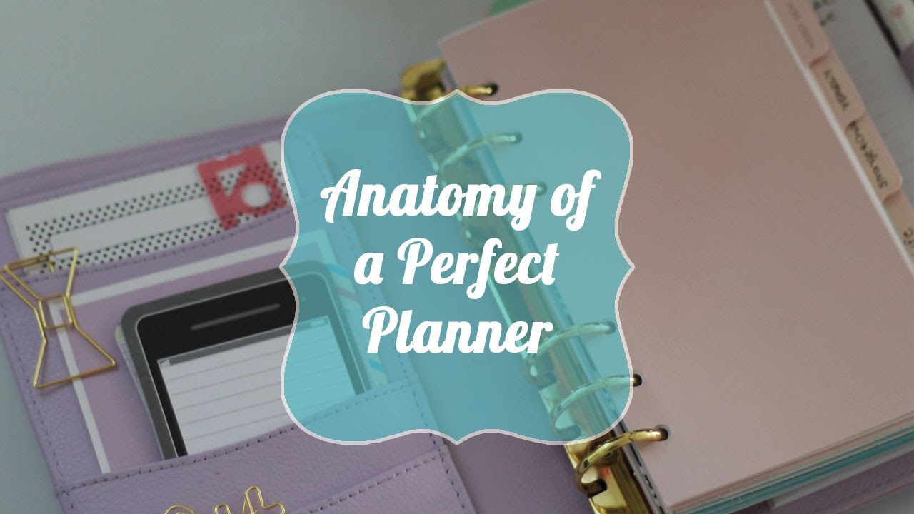 Anatomy of a Perfect Planner | Kikki K Time Planner Filofax Setup - YouTube