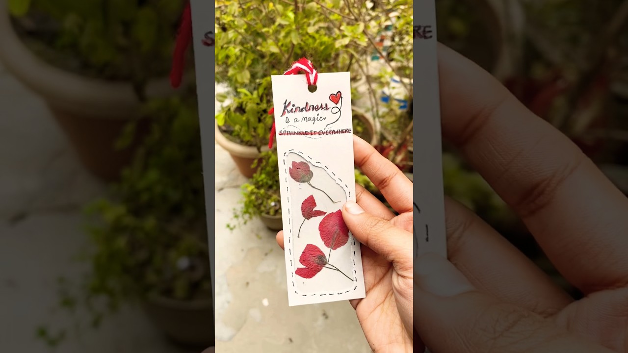 Aesthetic bookmark || cute bookmark aesthetic || dried flowers bookmark ...